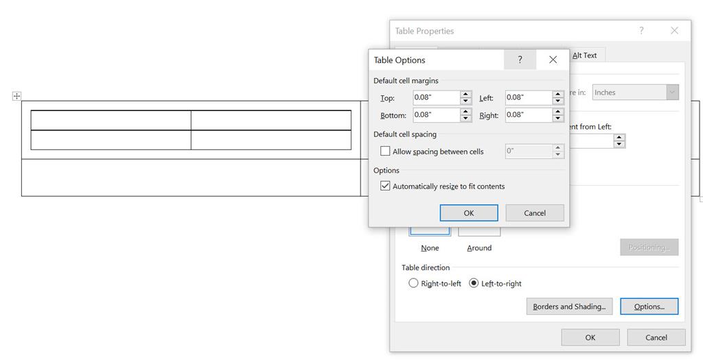 MS Word Nested Tables - Microsoft Q&A