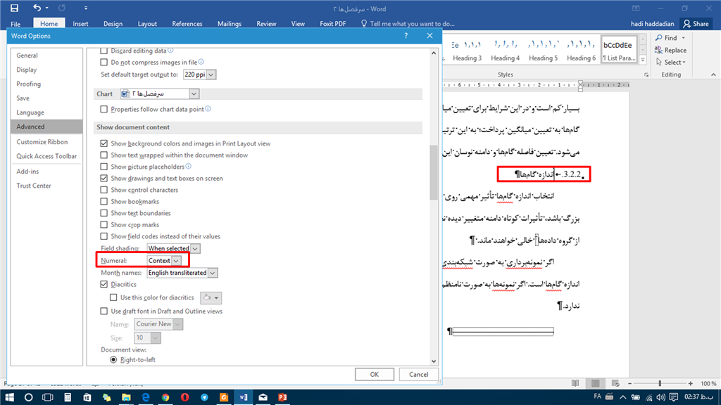 context numbering - Microsoft Q&A