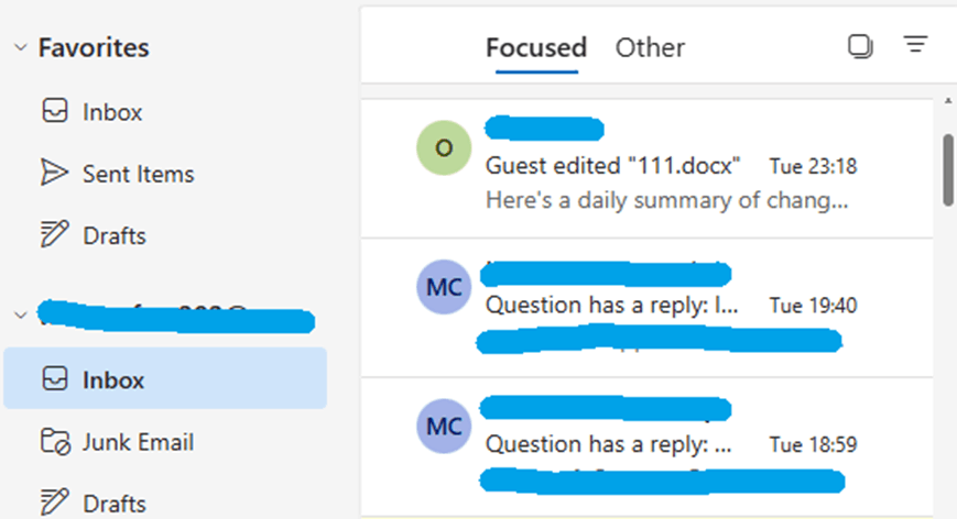 How do I get the received dates to show in the columns with received ...