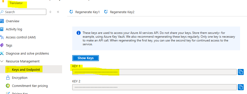 API translate: The request is not authorized because credentials are ...