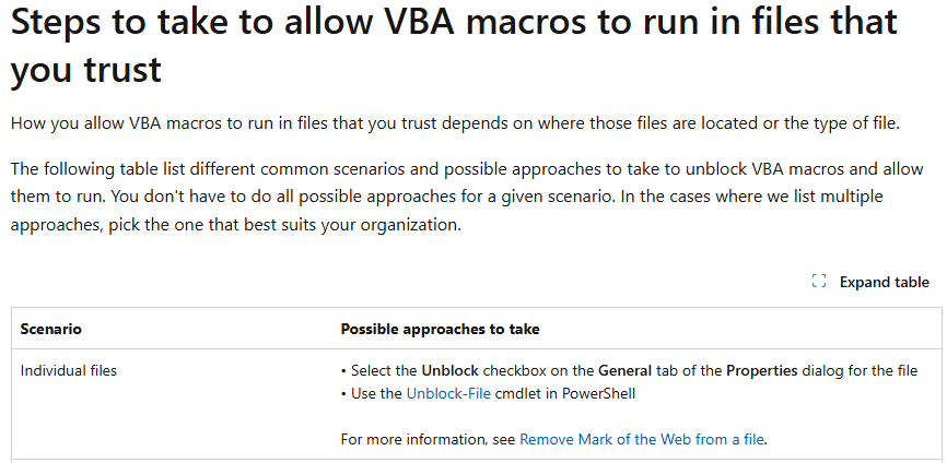 How to fix the macro error issue - Microsoft Q&A
