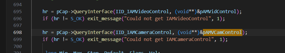 How to set exposure for Still Image capture when using DirectShow API ...