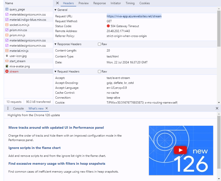 Python Flask app running on Azure App Service suspending server sent ... Python Flask app running on Azure App Service suspending server sent ...