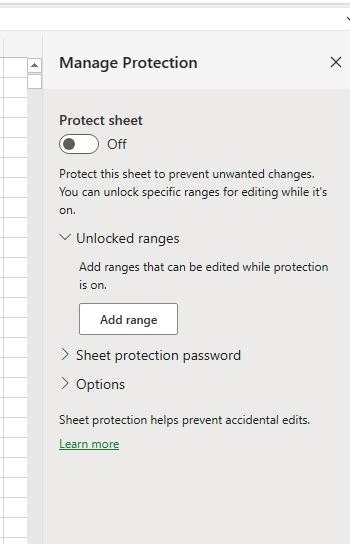 allow access to edit one cell, why others can edit all cells in an ...