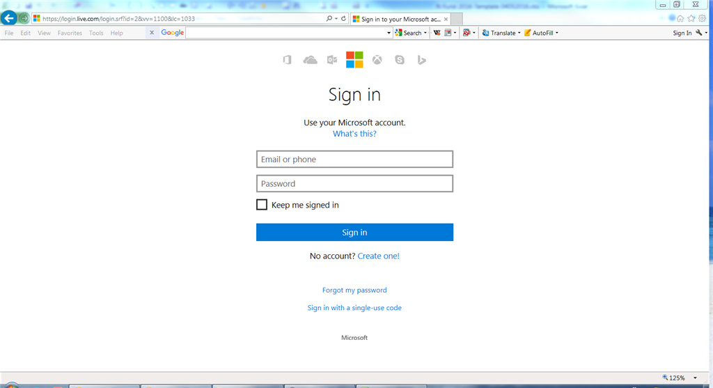 Hotmail/Outlook login live sign in page different - Microsoft Q&A