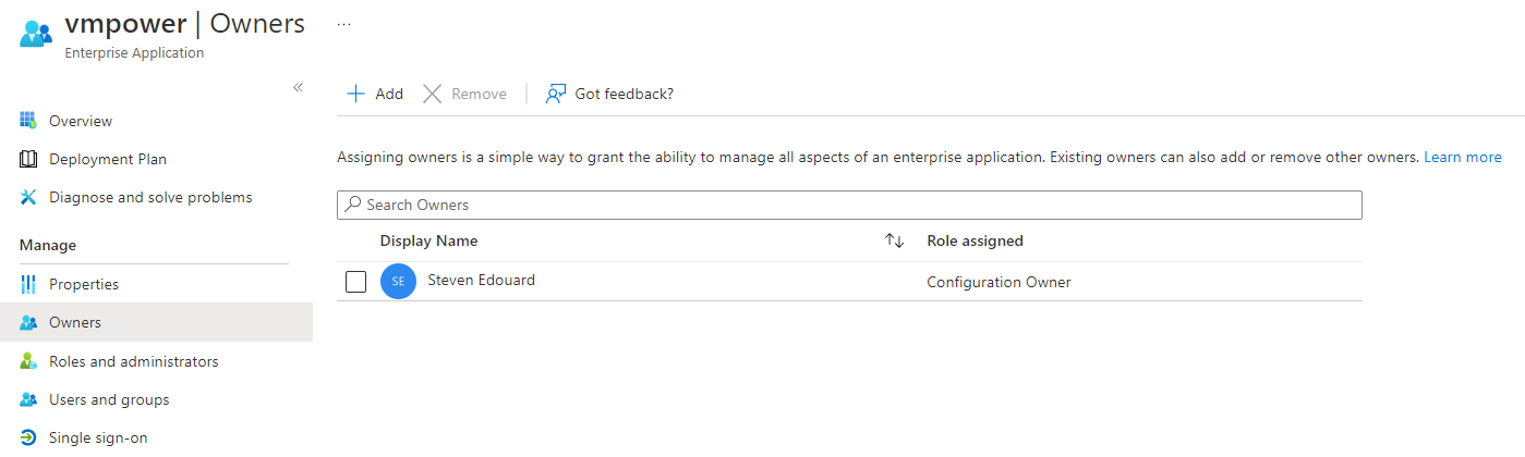 I am unable to make Single sign-on changes even though I'm the owner of ...