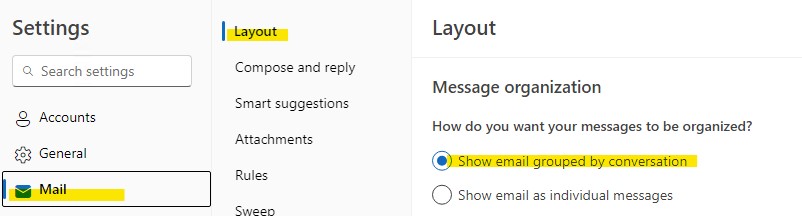 Arranging emails in Outlook 2021 - Microsoft Q&A