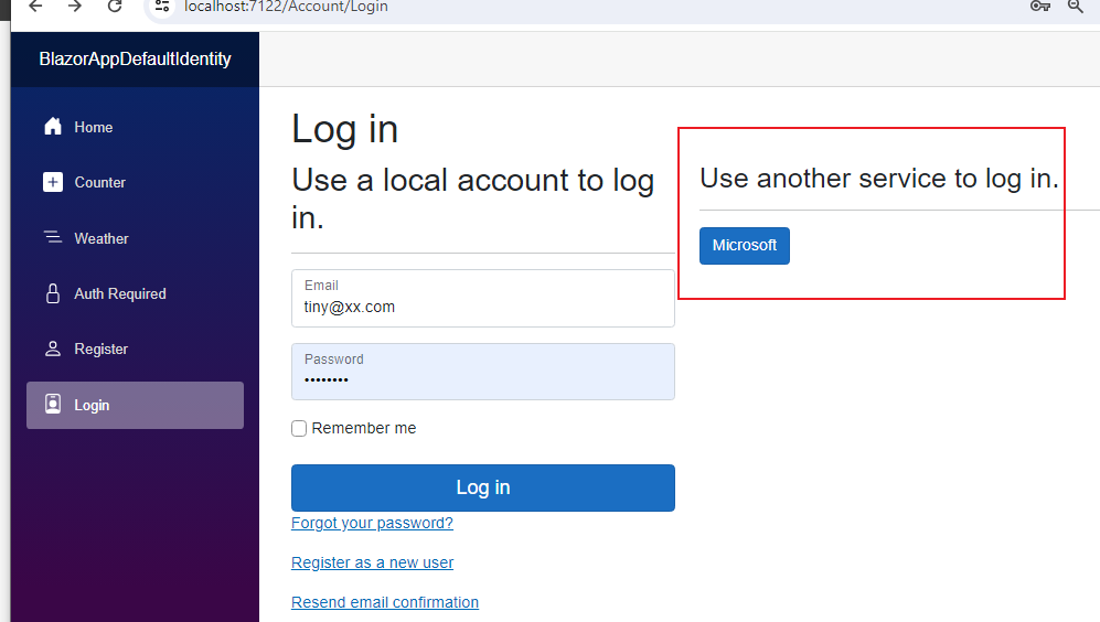 Trying to add MicrosoftAccounts external authentication - Microsoft Q&A