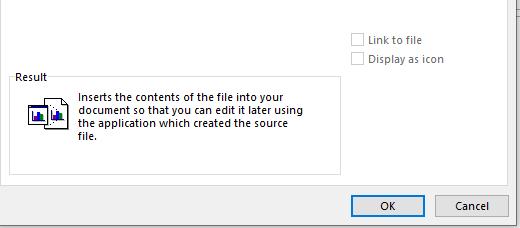 How to add the document as an icon to the email body (NOT THE ...