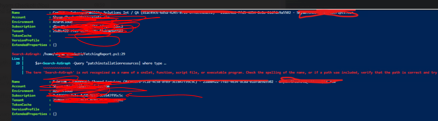 Fetching update report using PShell or Azure CLi - Microsoft Q&A Fetching update report using PShell or Azure CLi - Microsoft Q&A