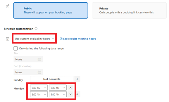 Adding a buffer to my Book With Me meeting options - Microsoft Q&A