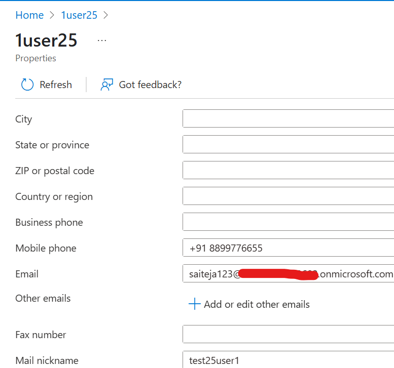 Mobile Number not syncing in Hybrid AD - Microsoft Q&A