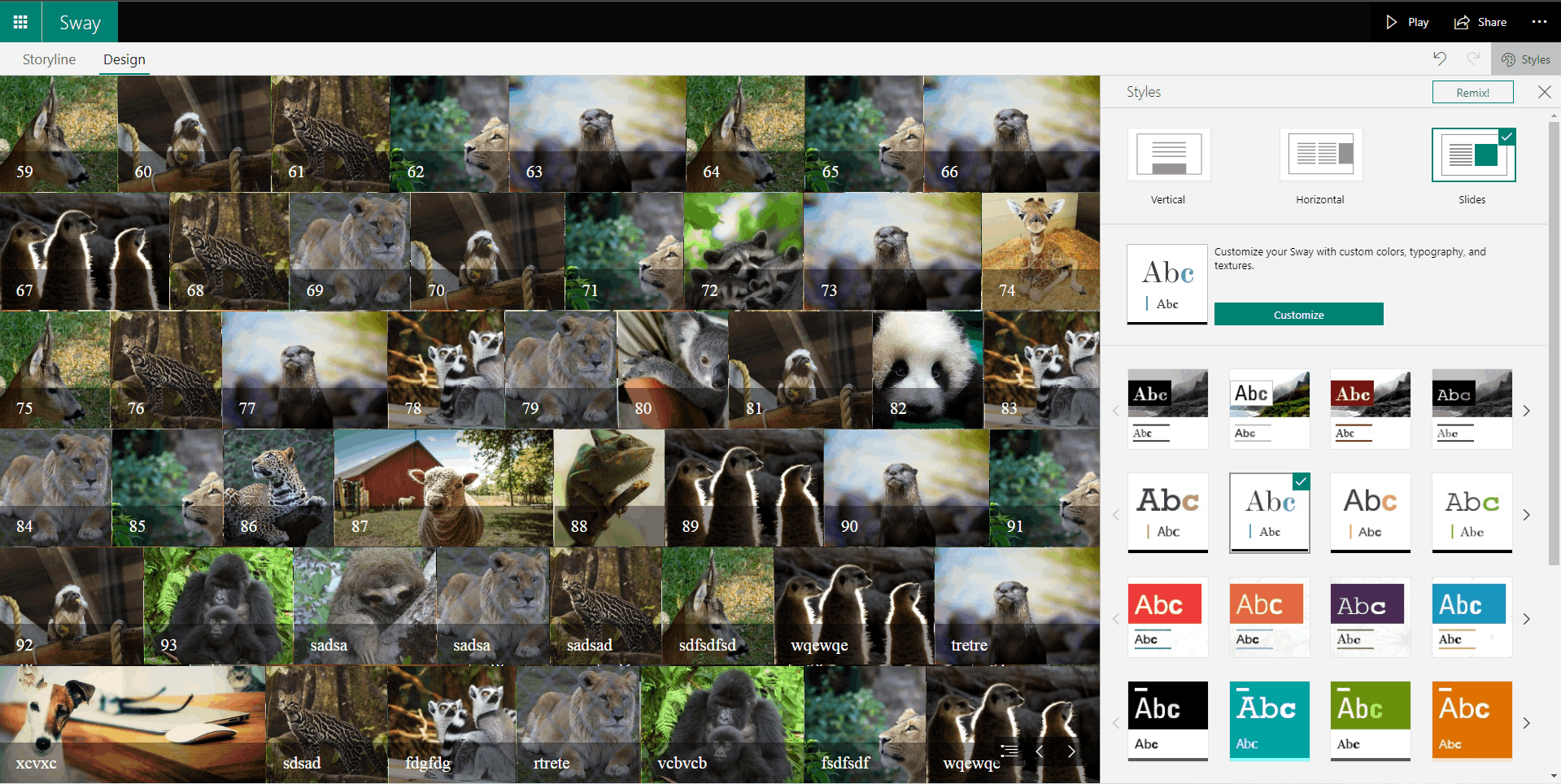 Sway Captions in Photo Grid - Microsoft Q&A