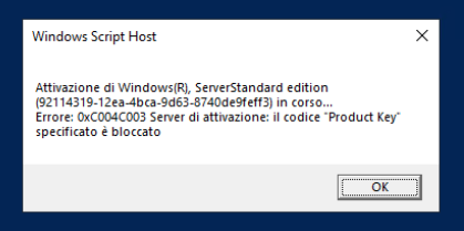 Windows Server 2019 product Key not working on the evalutation edition ...