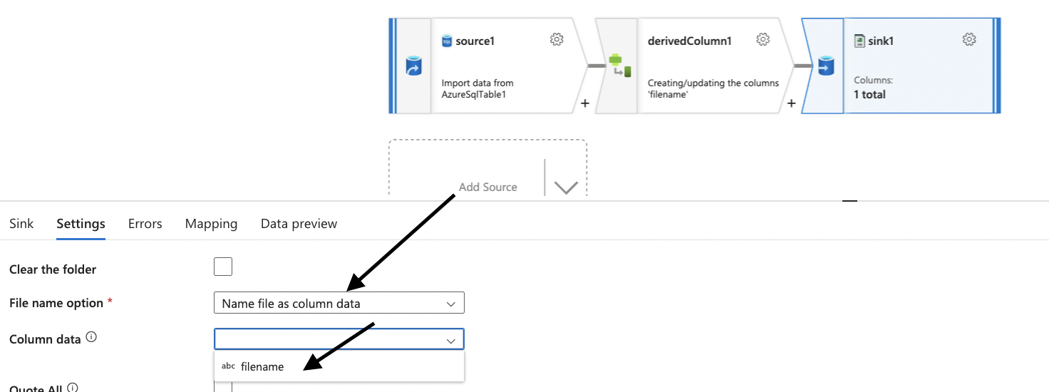 Dataset Filenames not correct in Azure Data Factory - Microsoft Q&A
