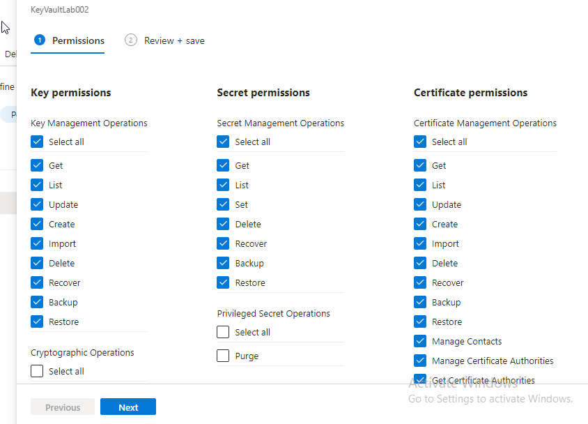 Azure Ai Service Keyvault Resource Access Policy Issue Microsoft Qanda