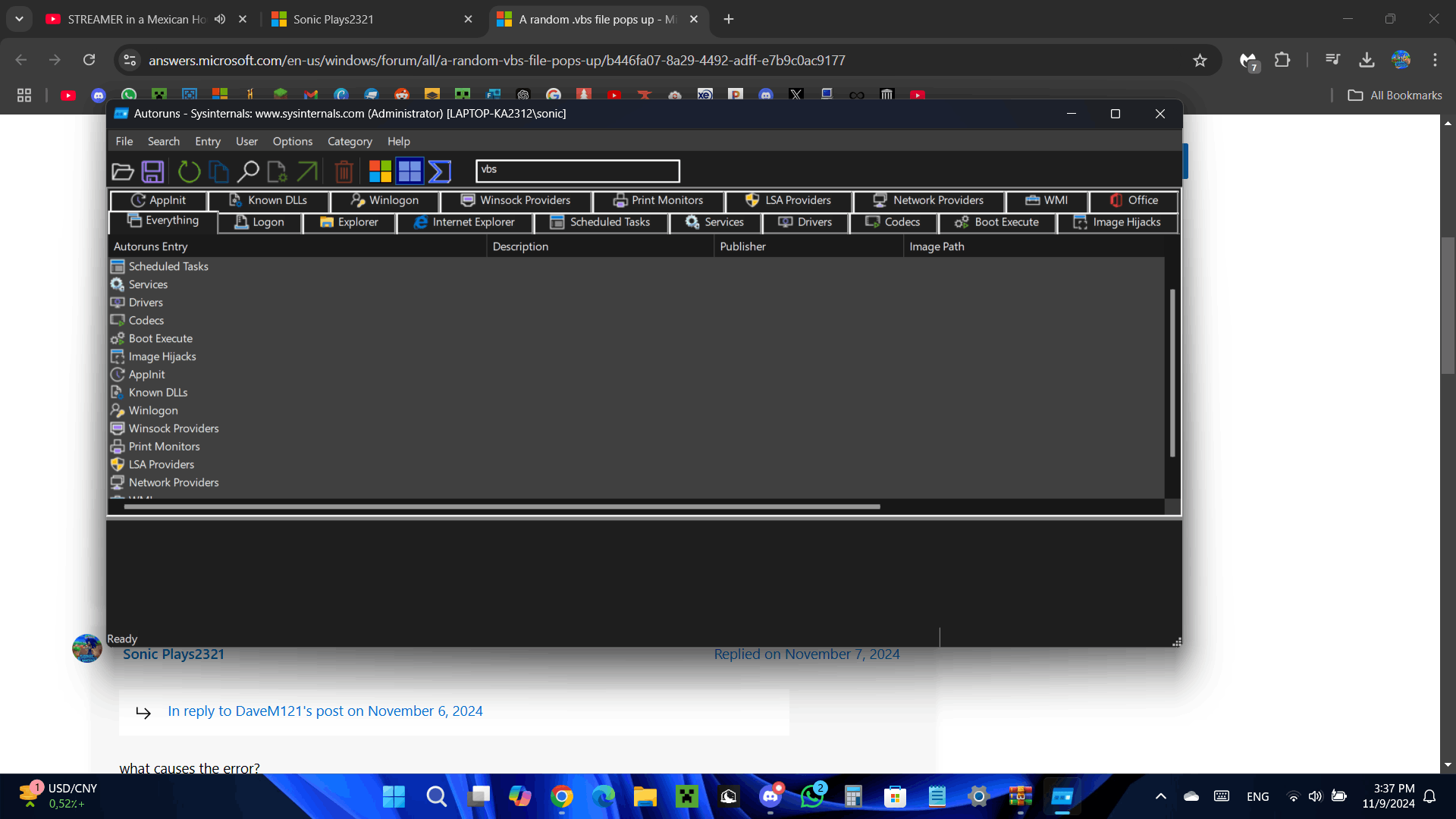 A random .vbs file pops up - Microsoft Q&A