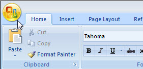 Where is the Office button? - Microsoft Q&A