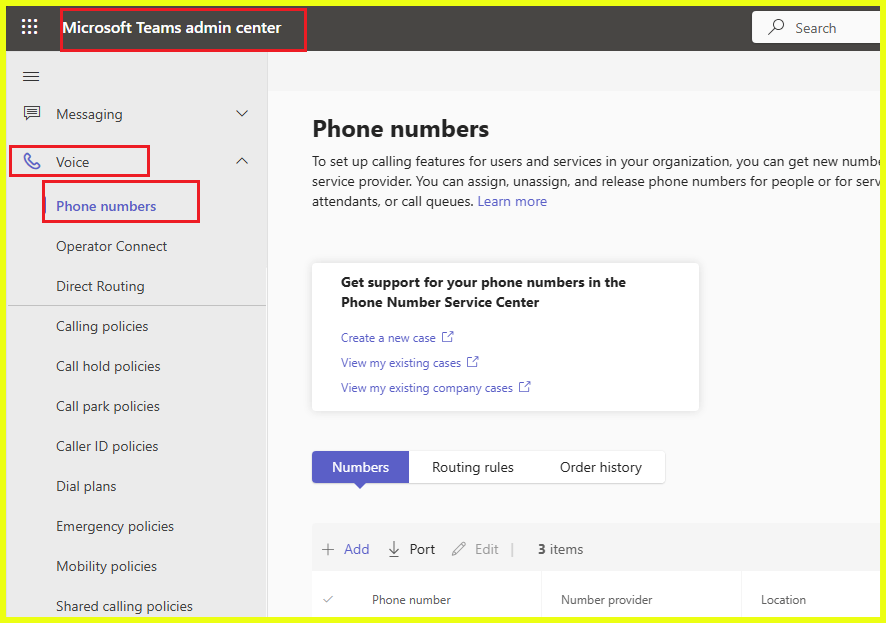 I am looking to port a group of VOI phone numbers from Zoom over to MS ...