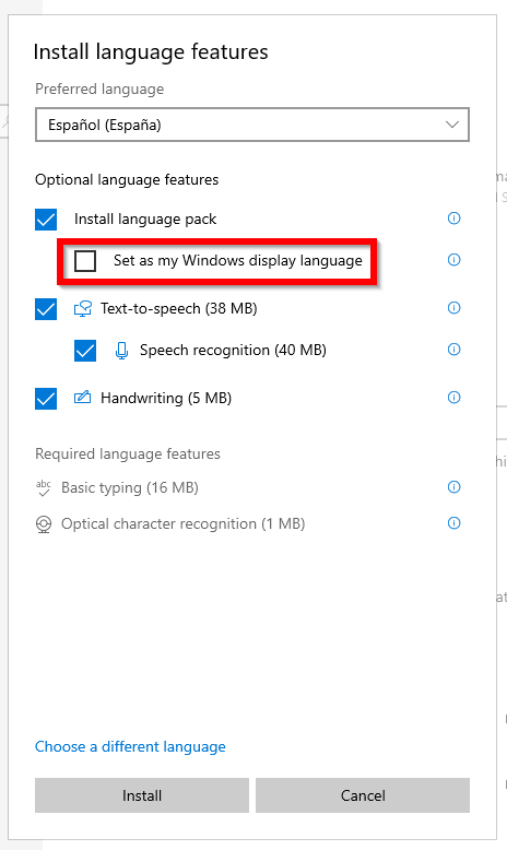 Windows Server - I can't set the "windows display language" - Microsoft Q&A