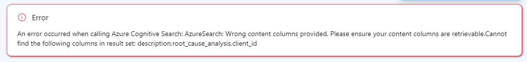Generate an AI response based on a subset of Azure AI Search data ...