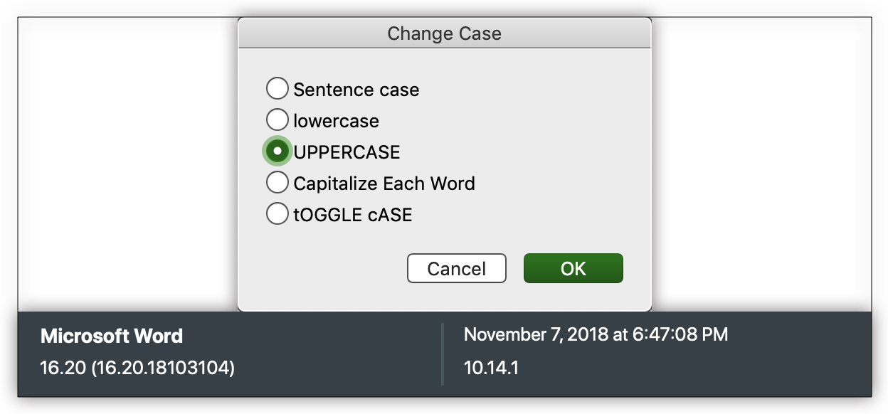 Title Case with Change Case Tool - Microsoft Q&A