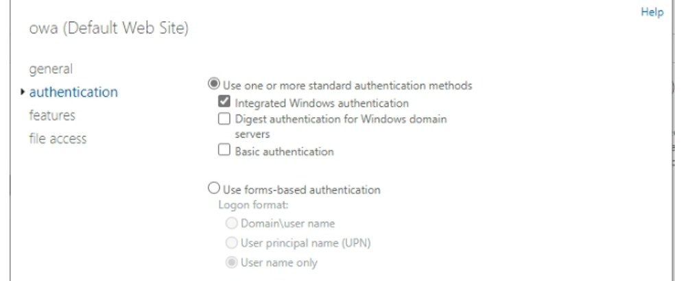 Effect on Outlook clients when changing Forms Based Authentication on ...