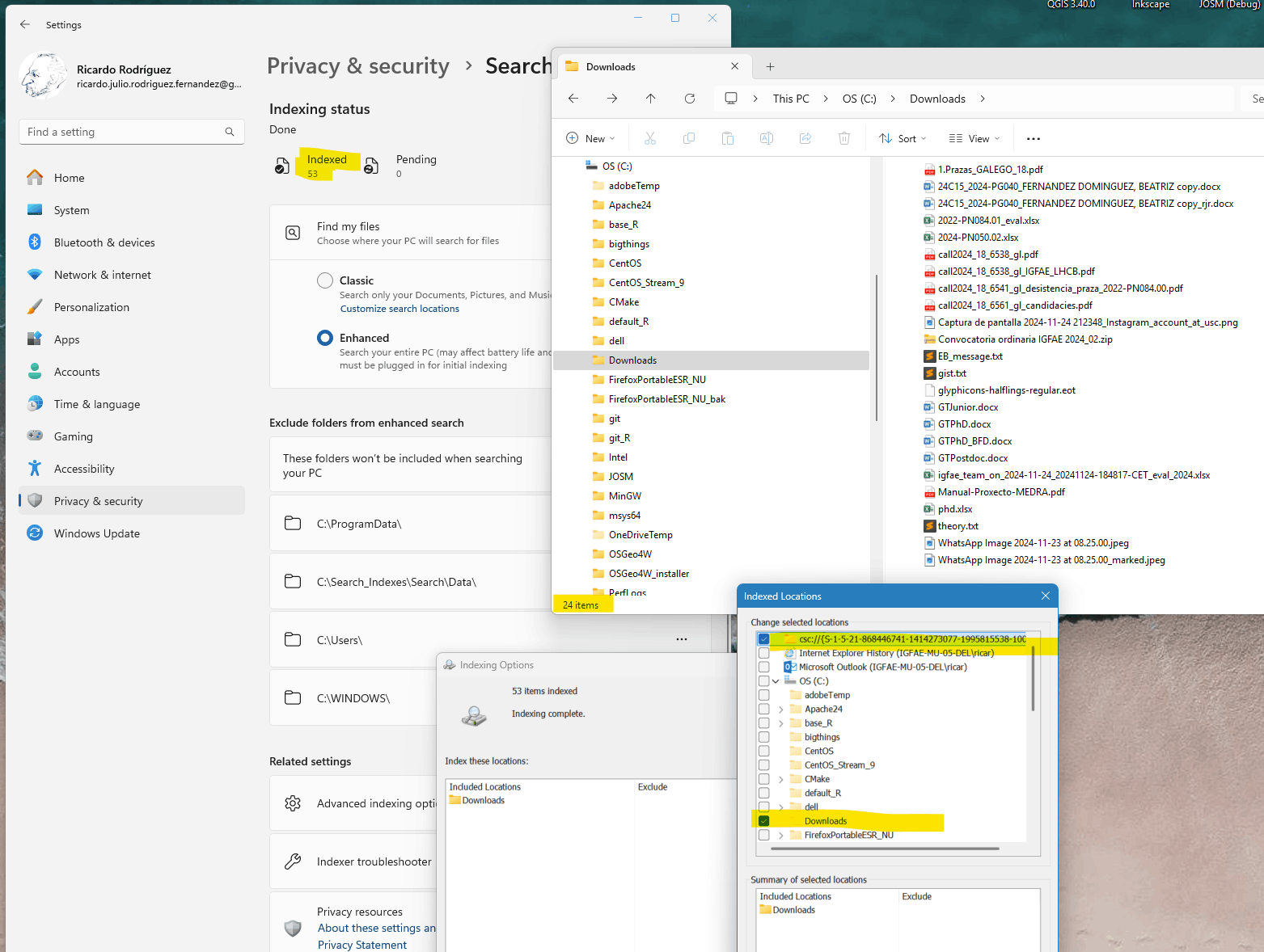 How to search all contents of a folder in Windows 11? I'm able to find ...