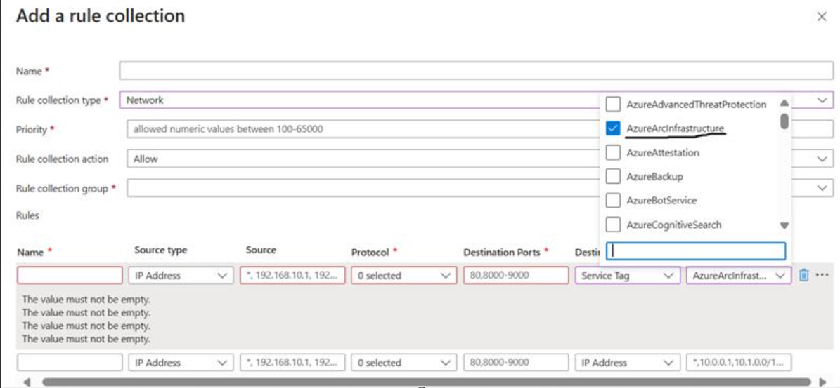 Arc service-tag - Microsoft Q&A