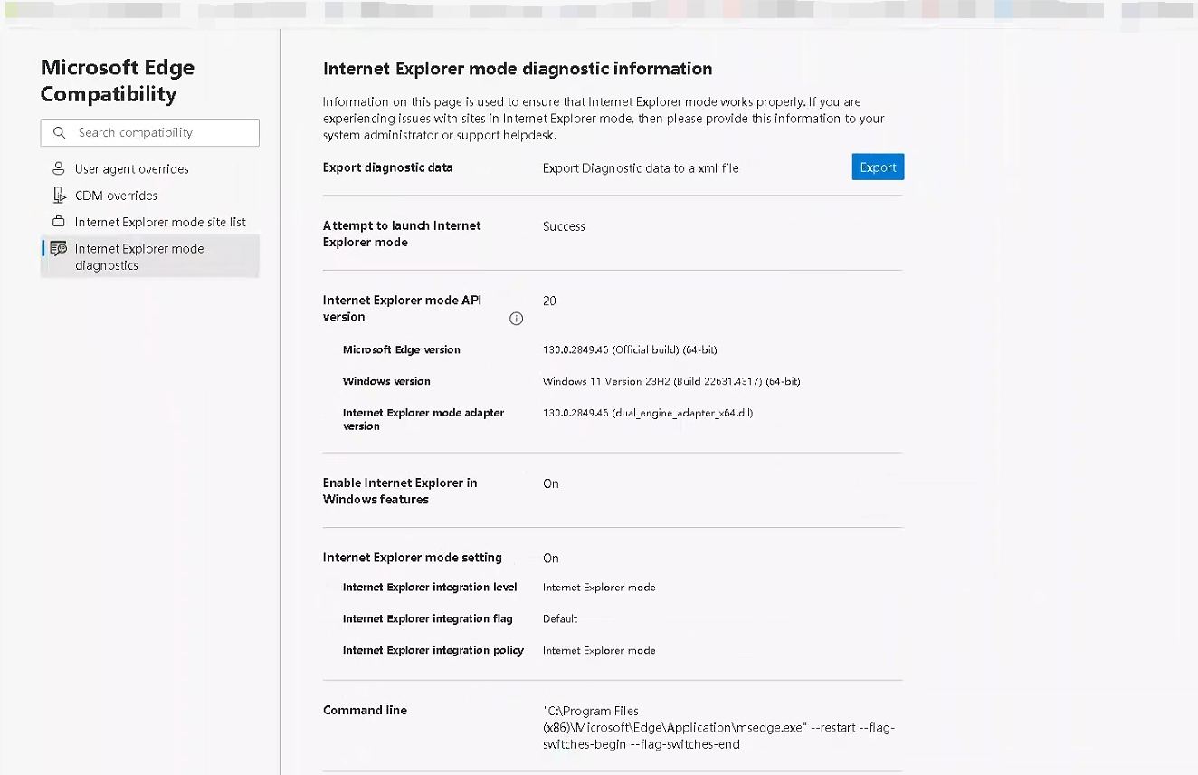 iexplore.exe Process Crash When Using Edge IE Mode for an Old Webpage ...