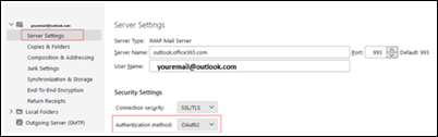 email settings for hotmail - Microsoft Q&A