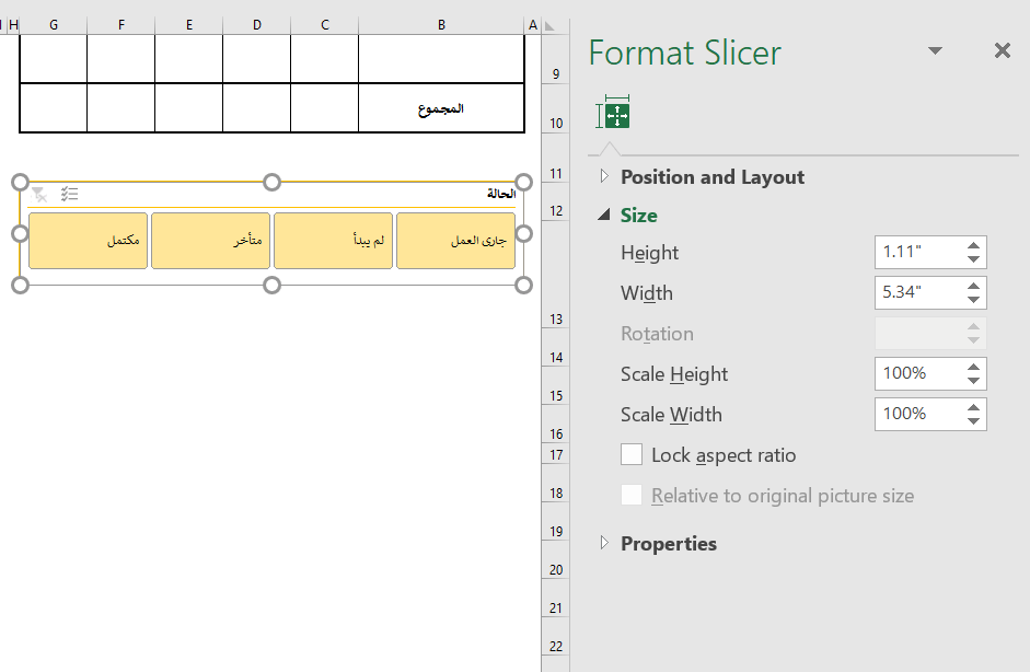 Formatting / Coloring / Customizing each button in a slicer with a ...