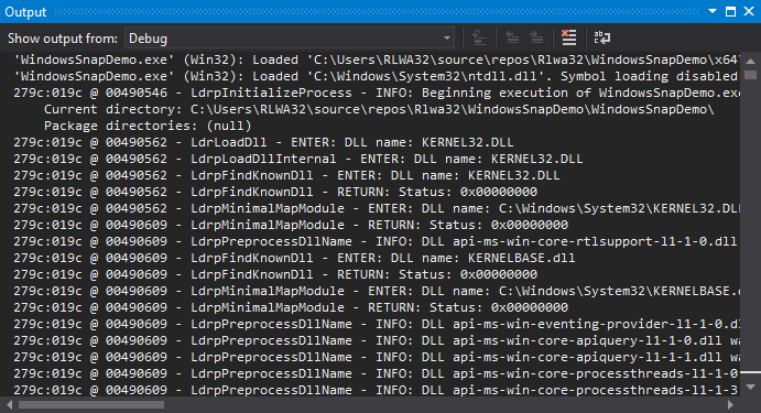 Using gflags "Show loader snaps" with Visual Studio - Microsoft Q&A