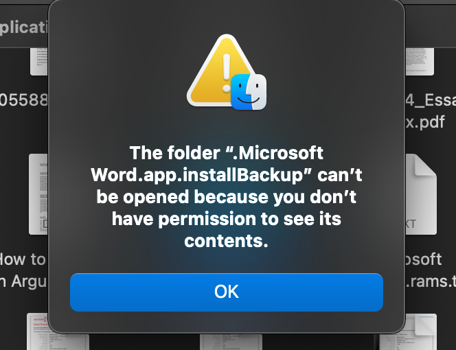 .Microsoft Word.app.installBackup - Microsoft Q&A