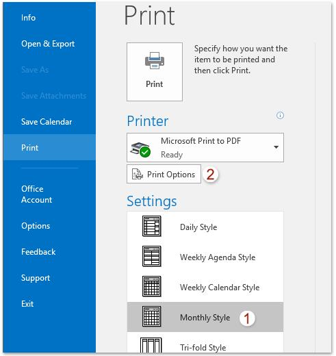 Print the whole year of the calendar months - Microsoft Q&A