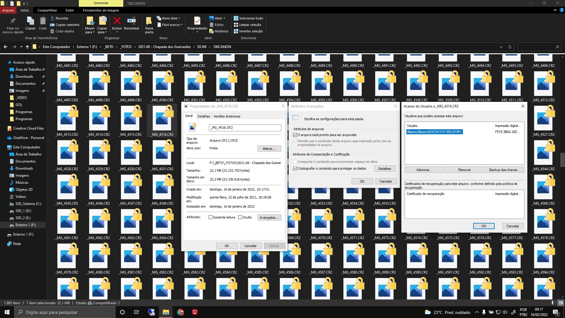 External HD with locked files/permissions - Microsoft Q&A