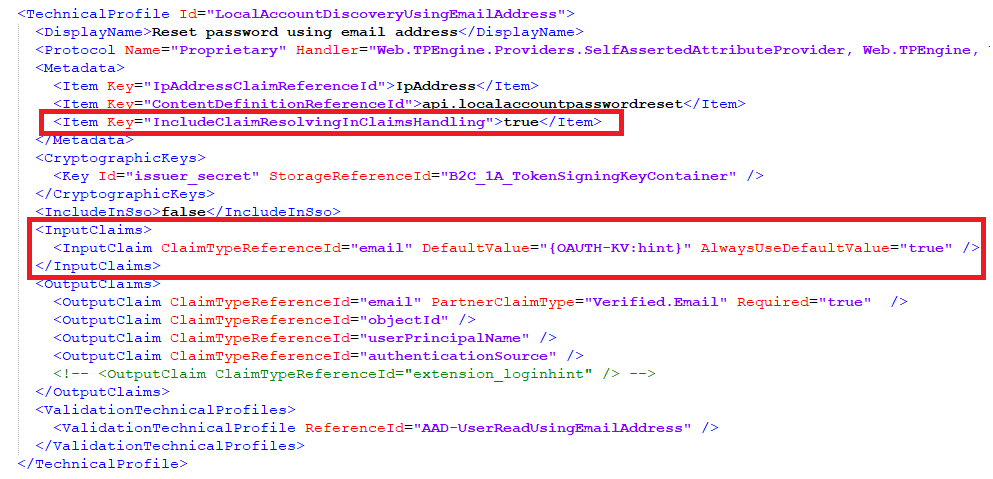 Azure B2c User Flow Password Reset Without Email Input Microsoft Qanda 