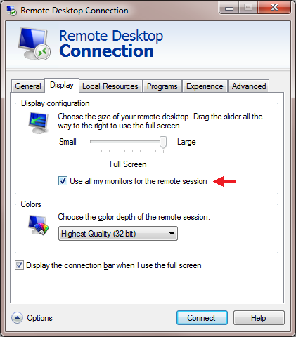 Remote desktop multiple monitors - Microsoft Q&A