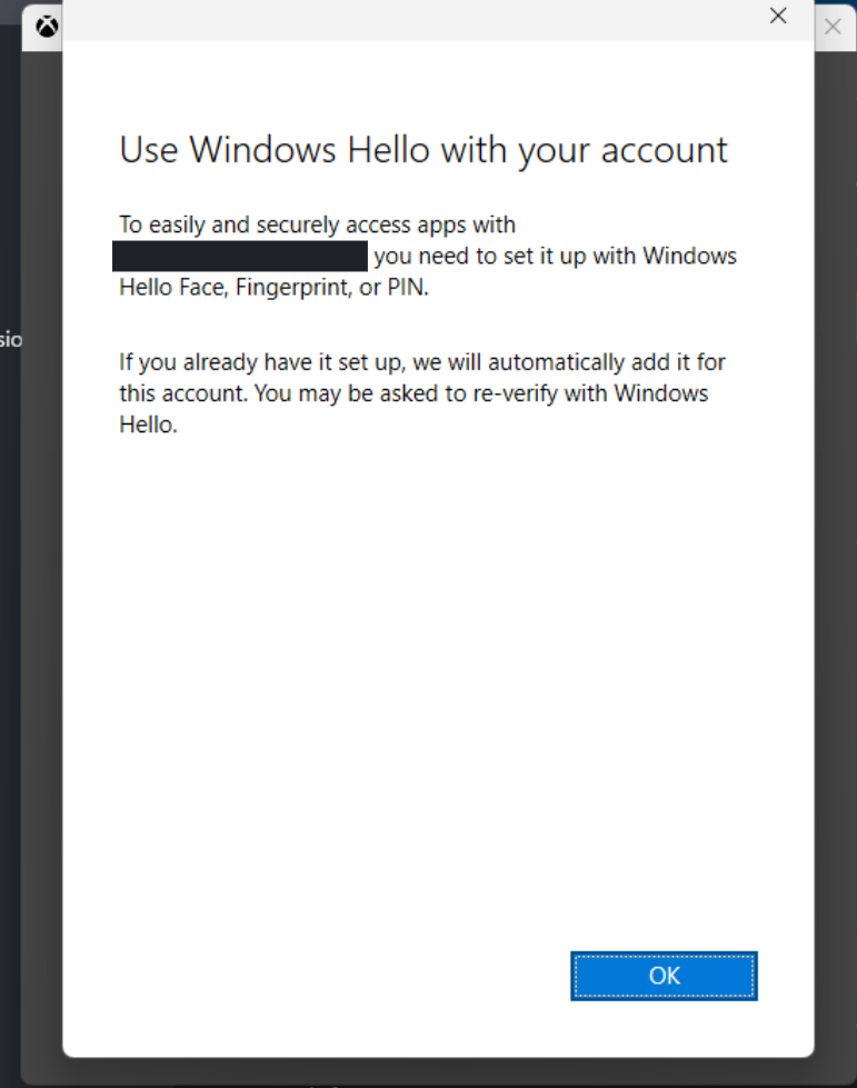 Windows Hello Blocking App Usage - Microsoft Q&A