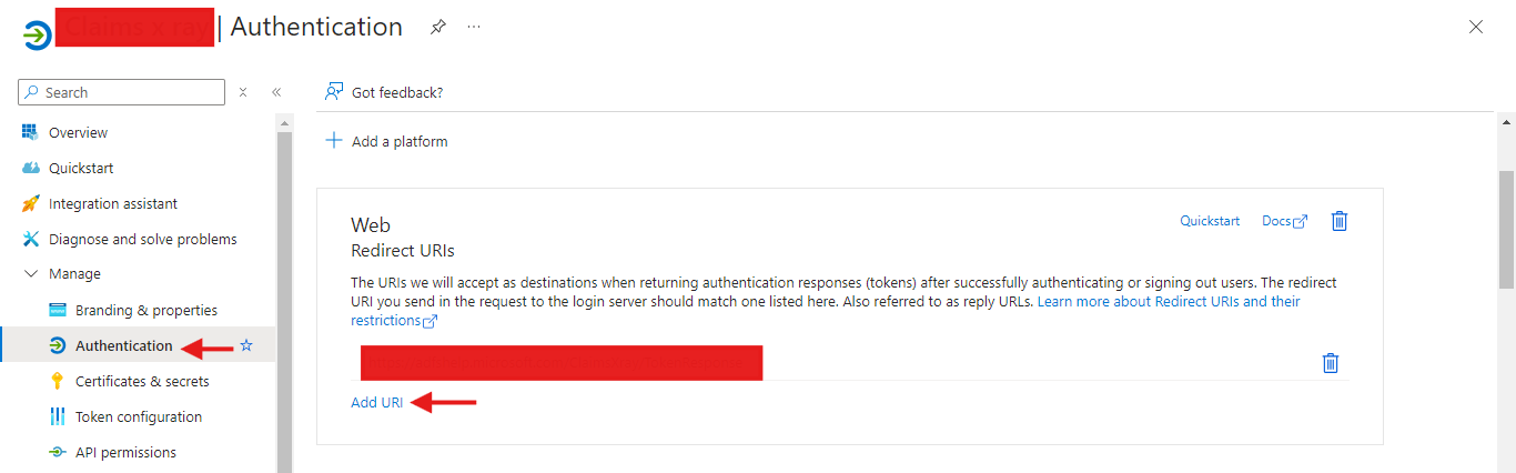 Help with azure entra/app-integration/error-code-AADSTS50011-redirect-uri-mismatch - Microsoft Q&A