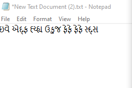 How can i use tera font keyboard for gujarati language in windows 10 as ...
