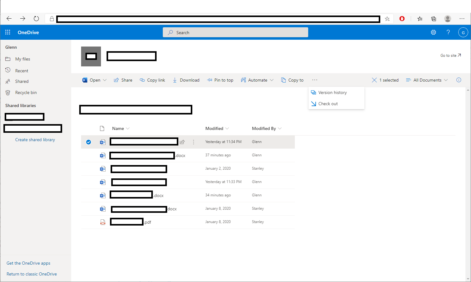 Onedrive no 'Delete' button - Microsoft Q&A