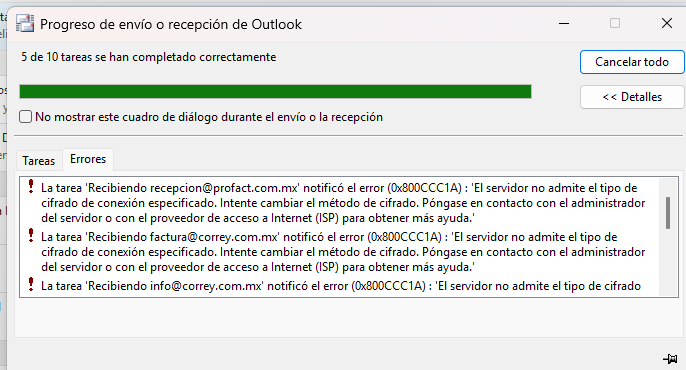 Kaspersky bloquea la comunicación con Outlook, Teams y tal vez otras ...