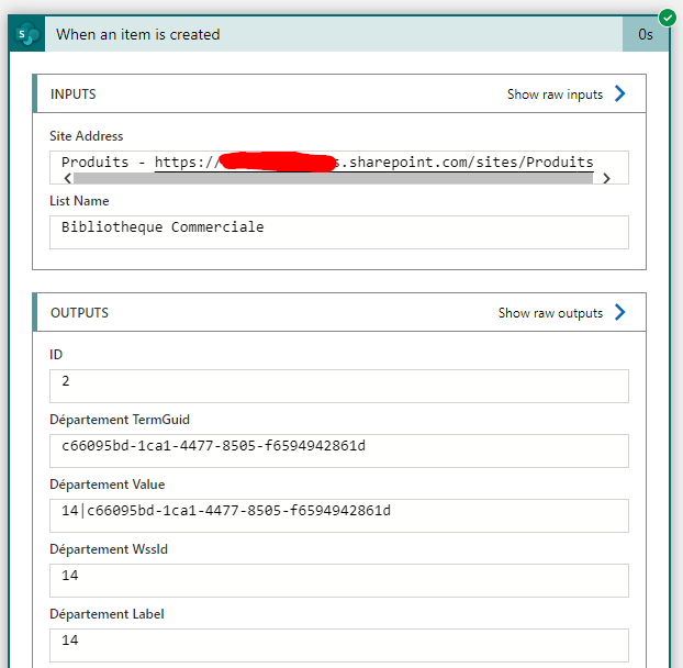Can't retrieve metadata label (Taxonomy) in SharePoint list with ...