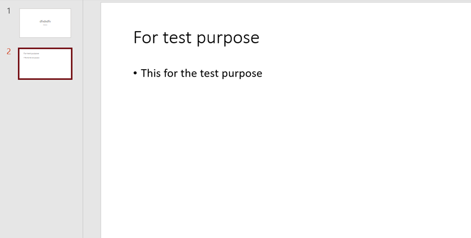 Why there is no way to return designed/formatted slide using the ...