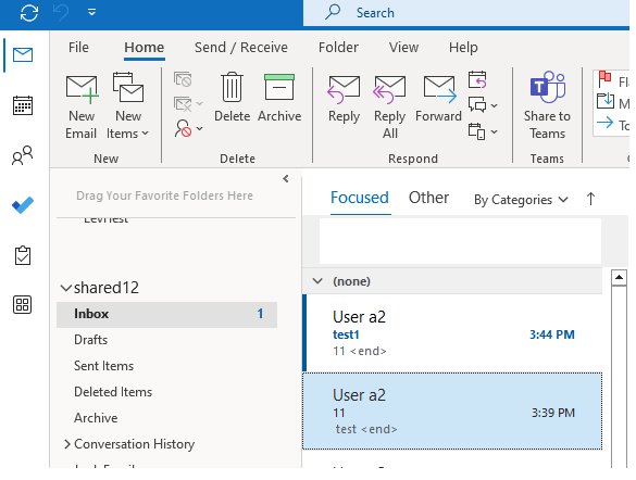 Shared projects folders to show emails as unread on individual basis ...