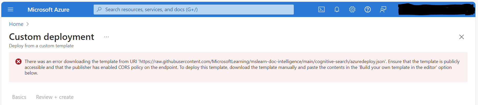 Broken link in MS Learn lab for "Enrich your data with Azure AI ...
