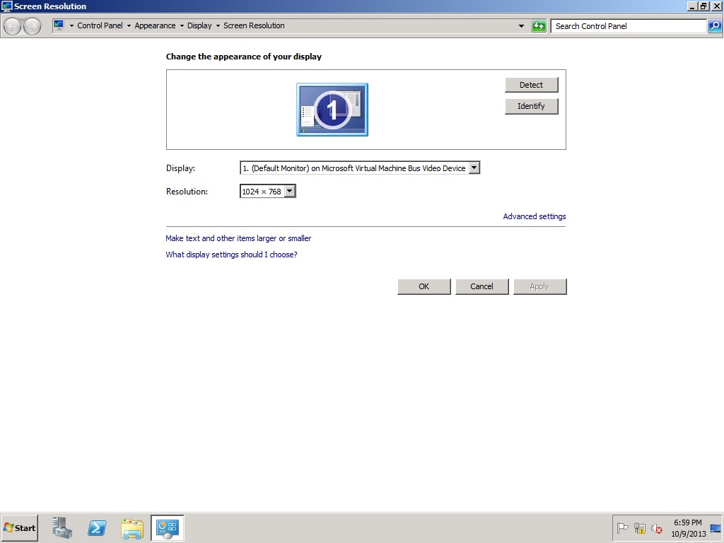 Windows Server 2008 R2 Virtual Machine Display can't set to full screen ...