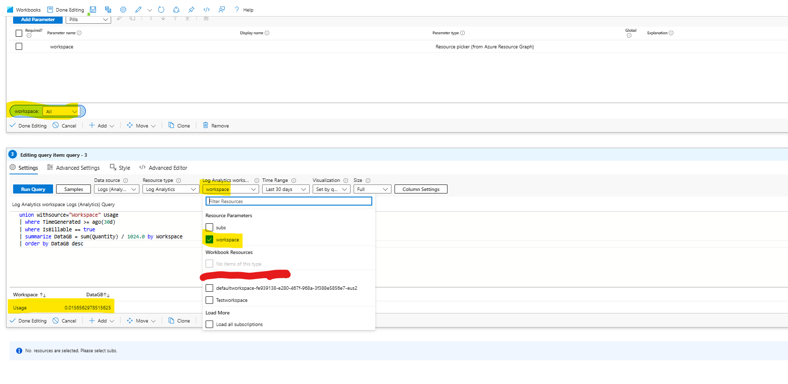 Azure Monitor workbook help needed - Microsoft Q&A