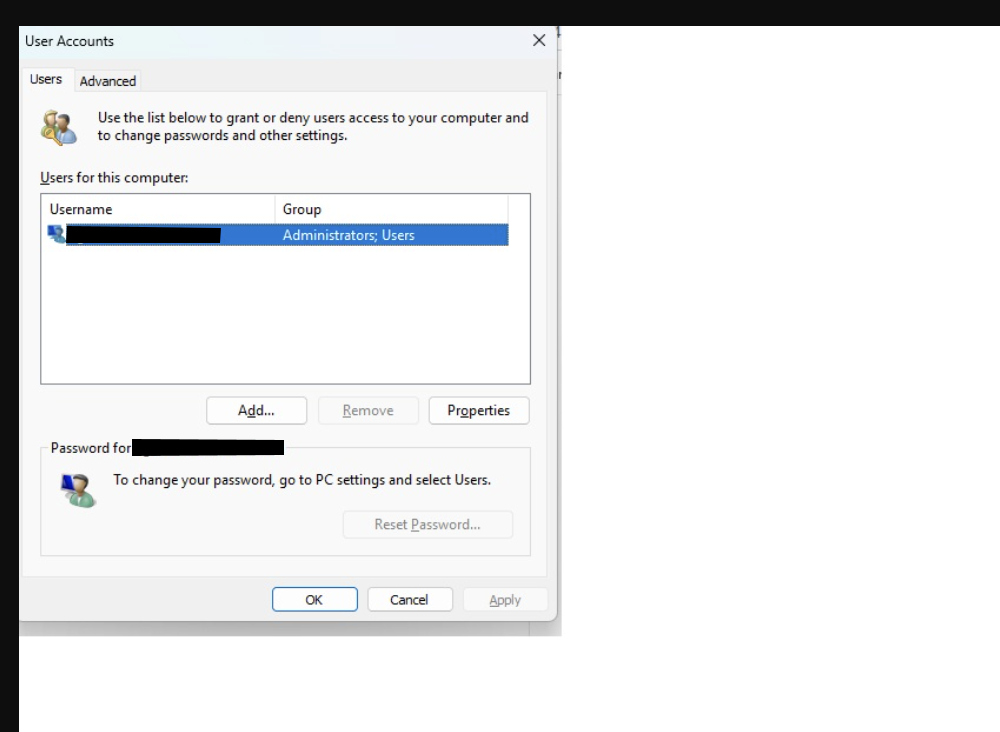 What are the 3 other user accounts in Windows 11? - Microsoft Q&A